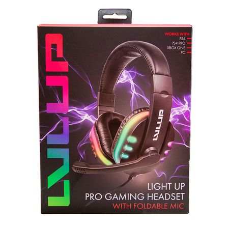 Pro Gaming Led Headset Level UP para Xbox PS Switch PC e Mobile opeco20